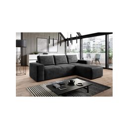 MF Design Rush Recamiere Rechts in Anthrazit - (L) 302 x (B) 302 x (H) 95 cm | Gr.: onesize