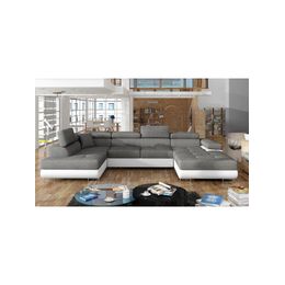 MF Design Rodri Recamiere Links in Grau - (L) 202 x (B) 345 x (H) 90 cm | Gr.: onesize