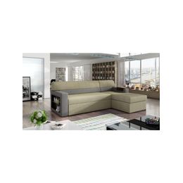MF Design Narkos Recamiere Rechts in Taupe - (L) 160 x (B) 250 x (H) 85 cm | Gr.: onesize