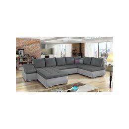 MF Design Gio Recamiere Links in Grau - (L) 190 x (B) 351 x (H) 82 cm | Gr.: onesize
