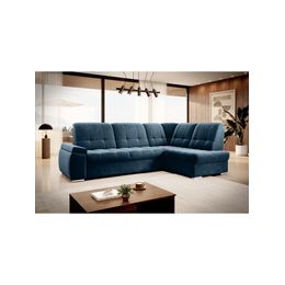 MF Design Saido Recamiere Rechts in Marineblau - (L) 272 x (B) 272 x (H) 95 cm | Gr.: onesize