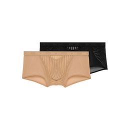 WOH Retro Short / Pant Personal Allure in Schwarz / beige | Gr.: XXL