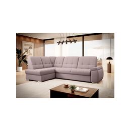 MF Design Saido Recamiere Links in Altrosa - (L) 272 x (B) 272 x (H) 95 cm | Gr.: onesize