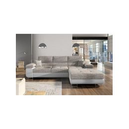 MF Design Amanda Recamiere Rechts in Grau - (L) 203 x (B) 289 x (H) 85 cm | Gr.: onesize