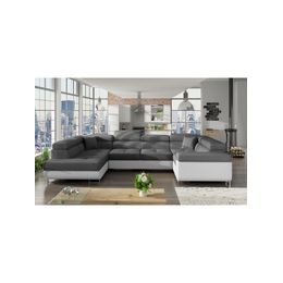 MF Design Lavin Recamiere Links in Grau - (L) 340 x (B) 340 x (H) 90 cm | Gr.: onesize