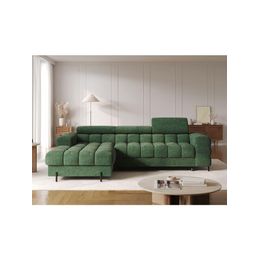 MF Design Fenro Recamiere Links in Gr&uuml;n - (L) 181 x (B) 285 x (H) 93 cm | Gr.: onesize