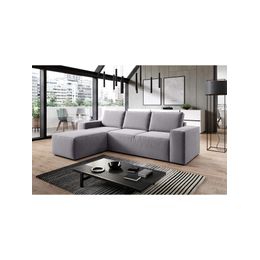 MF Design Rush Recamiere Links in Hellgrau - (L) 302 x (B) 302 x (H) 95 cm | Gr.: onesize