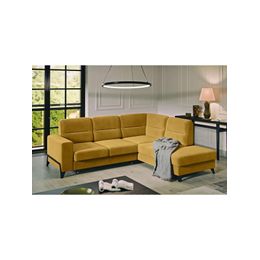 MF Design Cassada Recamiere Rechts in Senf - (L) 237 x (B) 277 x (H) 100 cm | Gr.: onesize