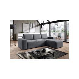 MF Design Rush Recamiere Rechts in Charcoal - (L) 302 x (B) 302 x (H) 95 cm | Gr.: onesize