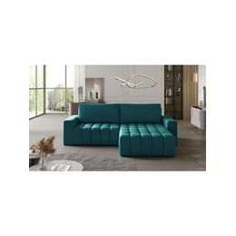 MF Design Bonita Recamiere Rechts in Gr&uuml;n - (L) 175 x (B) 250 x (H) 92 cm | Gr.: onesize