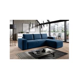 MF Design Rush Recamiere Rechts in Marineblau - (L) 302 x (B) 302 x (H) 95 cm | Gr.: onesize