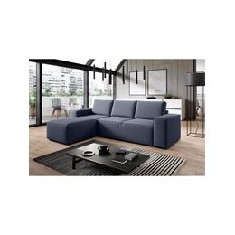 MF Design Rush Recamiere Links in Marineblau - (L) 302 x (B) 302 x (H) 95 cm | Gr.: onesize