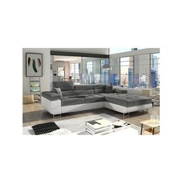 MF Design Amanda Recamiere Rechts in Grau - (L) 203 x (B) 289 x (H) 85 cm | Gr.: onesize