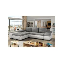 MF Design Onitaro Recamiere Links in Grau - (L) 200 x (B) 295 x (H) 82 cm | Gr.: onesize