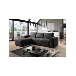 MF Design Rush Recamiere Links in Anthrazit - (L) 302 x (B) 302 x (H) 95 cm | Gr.: onesize
