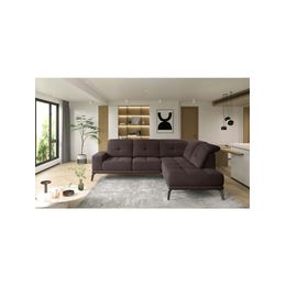 MF Design Neviro Recamiere Rechts in Hellbraun - (L) 200 x (B) 275 x (H) 98 cm | Gr.: onesize