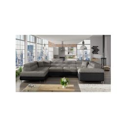 MF Design Lavin Recamiere Links in Grau - (L) 340 x (B) 340 x (H) 90 cm | Gr.: onesize