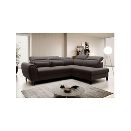 MF Design Nobel Recamiere Rechts in Braun - (L) 265 x (B) 265 x (H) 100 cm | Gr.: onesize