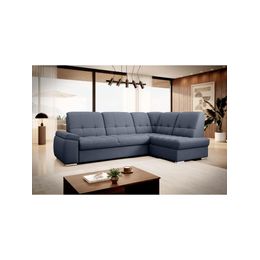 MF Design Saido Recamiere Rechts in Marineblau - (L) 272 x (B) 272 x (H) 95 cm | Gr.: onesize