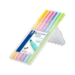Staedtler Textmarker textsurfer triplus Packung mit 6 St&uuml;ck | Gr.: onesize