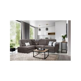 MF Design Silver Recamiere Links in Mausgrau - (L) 270 x (B) 270 x (H) 93 cm | Gr.: onesize