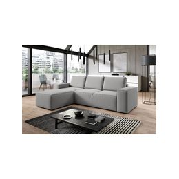 MF Design Rush Recamiere Links in Mausgrau - (L) 302 x (B) 302 x (H) 95 cm | Gr.: onesize