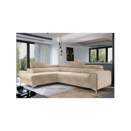 MF Design Lauryn Recamiere Links in Beige - (L) 205 x (B) 278 x (H) 92 cm | Gr.: onesize