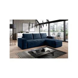 MF Design Rush Recamiere Rechts in Navyblau - (L) 302 x (B) 302 x (H) 95 cm | Gr.: onesize