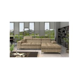 MF Design Ricky Recamiere Rechts in Beige - (L) 205 x (B) 281 x (H) 88 cm | Gr.: onesize
