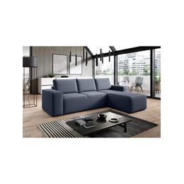 MF Design Rush Recamiere Rechts in Marineblau - (L) 302 x (B) 302 x (H) 95 cm | Gr.: onesize