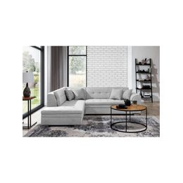 MF Design Piri Recamiere Links in Grau - (L) 260 x (B) 260 x (H) 78 cm | Gr.: onesize