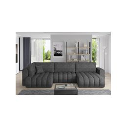 MF Design Bonita Recamiere Rechts in Grau - (L) 175 x (B) 350 x (H) 92 cm | Gr.: onesize