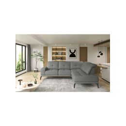 MF Design Neviro Recamiere Rechts in Grau - (L) 200 x (B) 275 x (H) 98 cm | Gr.: onesize