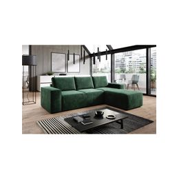 MF Design Rush Recamiere Rechts in Gr&uuml;n - (L) 302 x (B) 302 x (H) 95 cm | Gr.: onesize