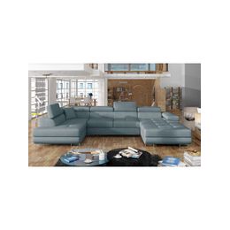 MF Design Rodri Recamiere Links in Blautanne - (L) 202 x (B) 345 x (H) 90 cm | Gr.: onesize