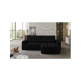 MF Design Bonita Recamiere Rechts in Schwarz - (L) 175 x (B) 250 x (H) 92 cm | Gr.: onesize