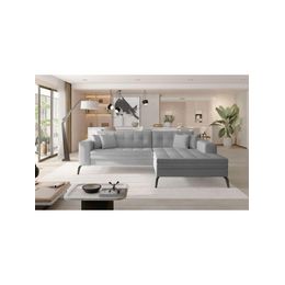 MF Design Sokka Recamiere Rechts in Grau - (L) 292 x (B) 292 x (H) 84 cm | Gr.: onesize