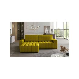 MF Design Bonita Recamiere Links in Senf - (L) 175 x (B) 250 x (H) 92 cm | Gr.: onesize