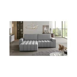 MF Design Bonita Recamiere Links in Hellgrau - (L) 175 x (B) 250 x (H) 92 cm | Gr.: onesize