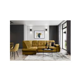 MF Design Saido Recamiere Links in Amber - (L) 272 x (B) 272 x (H) 95 cm | Gr.: onesize