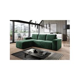 MF Design Rush Recamiere Links in Gr&uuml;n - (L) 302 x (B) 302 x (H) 95 cm | Gr.: onesize