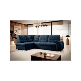 MF Design Saido Recamiere Links in Blautanne - (L) 272 x (B) 272 x (H) 95 cm | Gr.: onesize