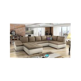 MF Design Gio Recamiere Links in Beige - (L) 190 x (B) 351 x (H) 82 cm | Gr.: onesize