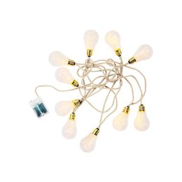 Butlers LED-Lichterkette BULB LIGHTS in Braun | Gr.: onesize