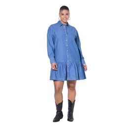 Studio Untold Midikleid in blue denim | Gr.: 46-48