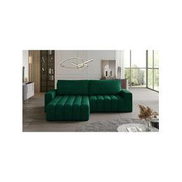 MF Design Bonita Recamiere Links in Smaragd - (L) 175 x (B) 250 x (H) 92 cm | Gr.: onesize