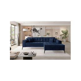 MF Design Sokka Recamiere Rechts in Navyblau - (L) 292 x (B) 292 x (H) 84 cm | Gr.: onesize