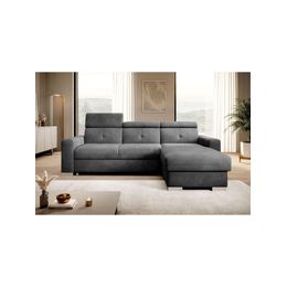 MF Design Falcon Recamiere Rechts in Charcoal - (L) 248 x (B) 248 x (H) 95 cm | Gr.: onesize