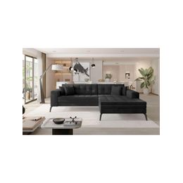 MF Design Sokka Recamiere Rechts in Anthrazit - (L) 292 x (B) 292 x (H) 84 cm | Gr.: onesize