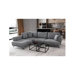 MF Design Lardo Recamiere Links in Grau - (L) 191 x (B) 276 x (H) 90 cm | Gr.: onesize